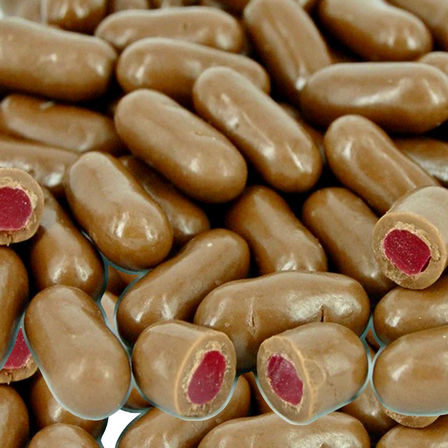 Milk Chocolate Raspberry Bullets Premium – The Original Lolly Store