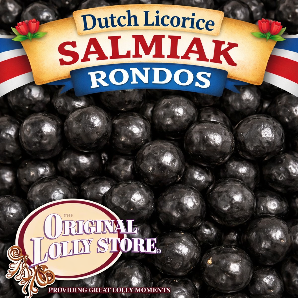 Dutch Licorice Salmiak Rondos – The Original Lolly Store