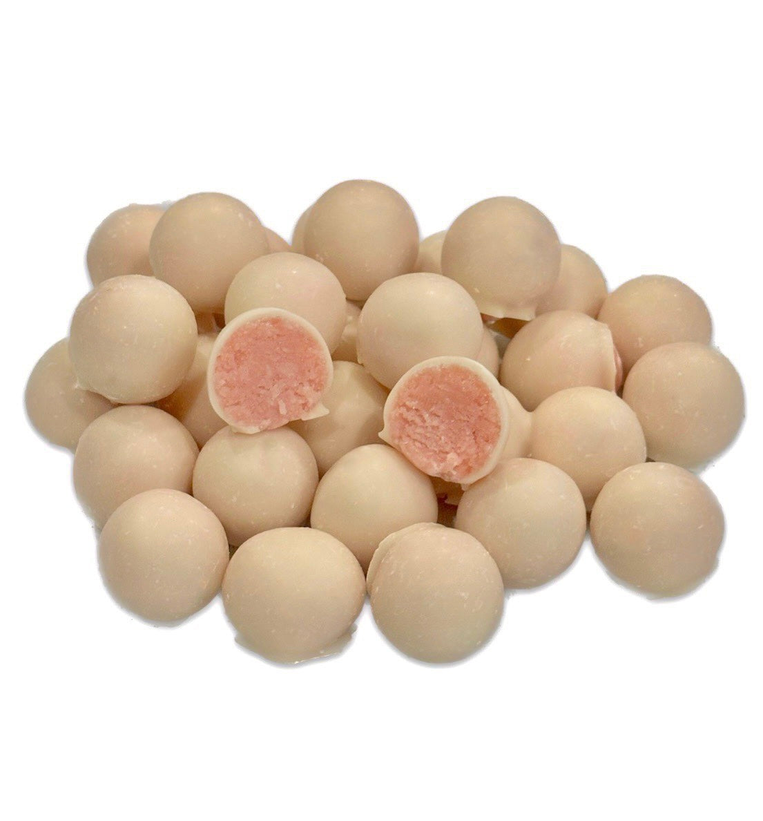 Yoghurt Strawberry Balls – The Original Lolly Store