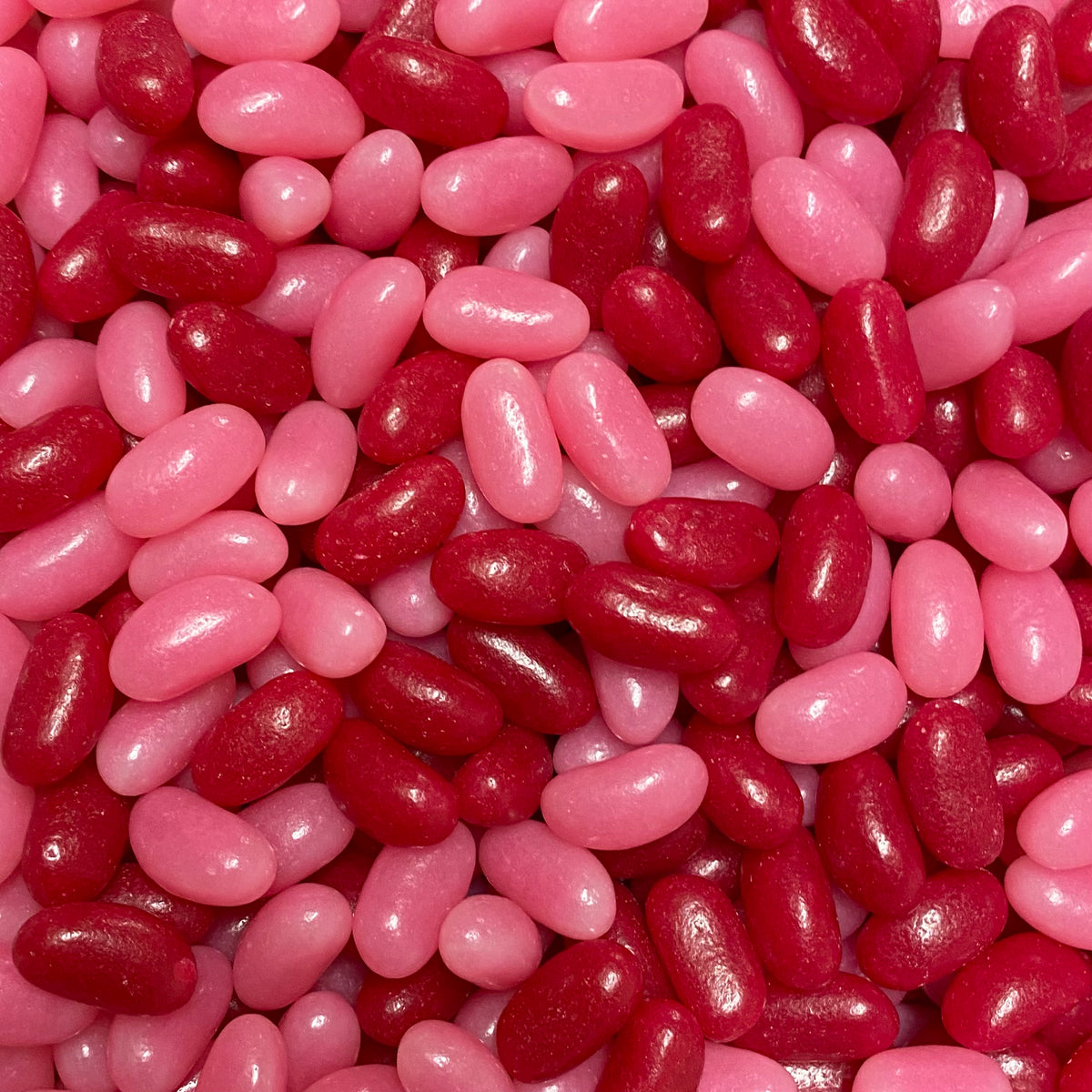 Jelly Beans - Pink & Red Cotton Candy and Strawberry Flavour Bulk – The ...