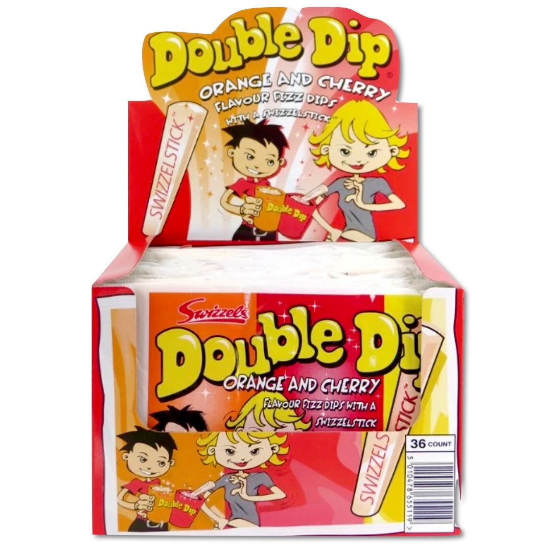 Swizzels Double Dip Orange & Cherry 19g – The Original Lolly Store