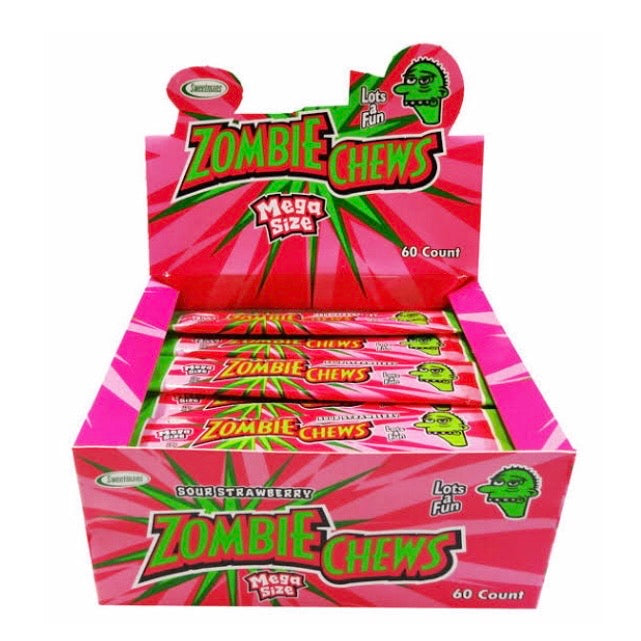 Zombie Chews Strawberry 28g – The Original Lolly Store