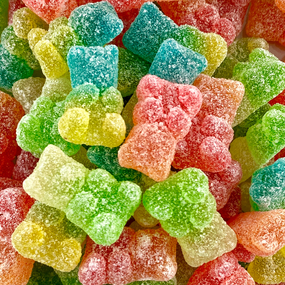Sour Fruity Gummy Bears – The Original Lolly Store