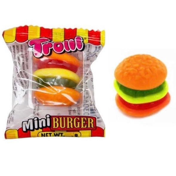 Mini Gummy Burger 9g Trolli – The Original Lolly Store