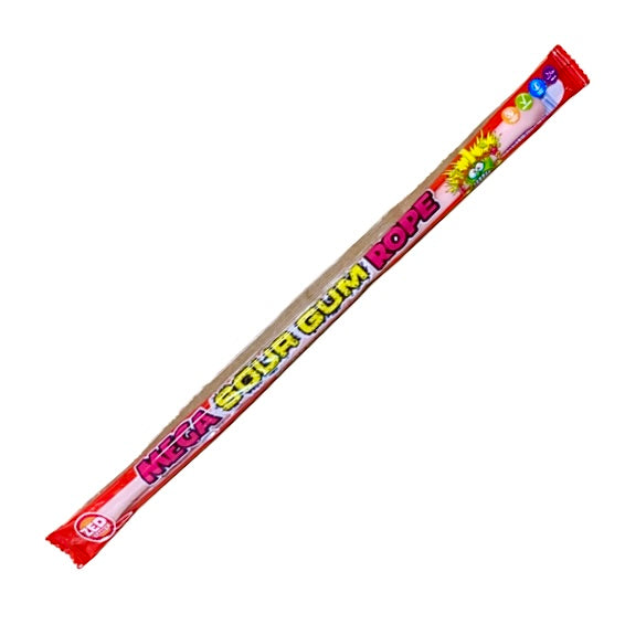 Mega Sour Cherry Gum Rope 30g – The Original Lolly Store