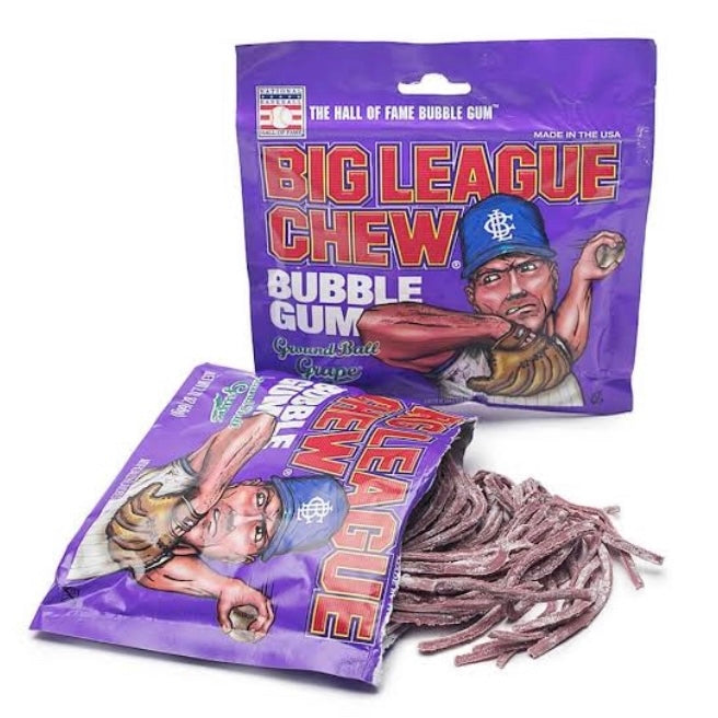 Big League Chew Bubble Gum - Ground Ball Grape – The Original Lolly Store